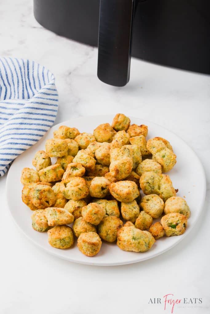 Air Frying Frozen Okra